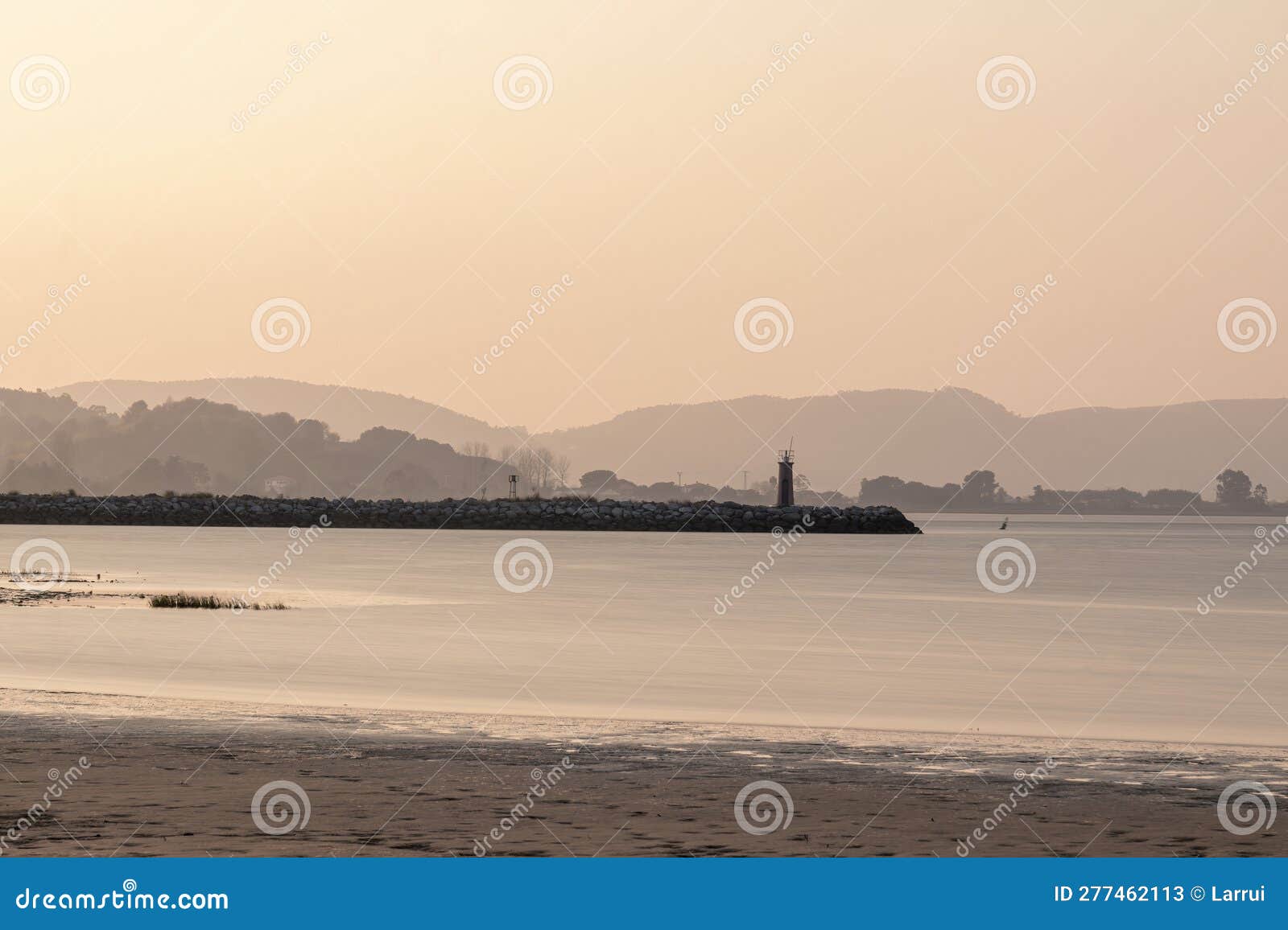 Laredo: a Coastal Town with a Stunning Sunset Stock Image - Image of ...