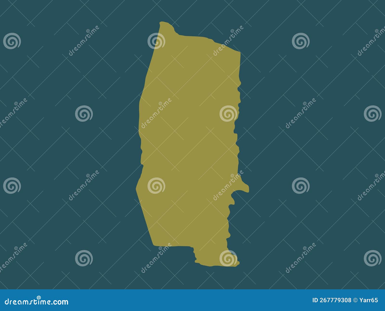 Lares, Puerto Rico. Solid. No Legend Stock Illustration - Illustration ...