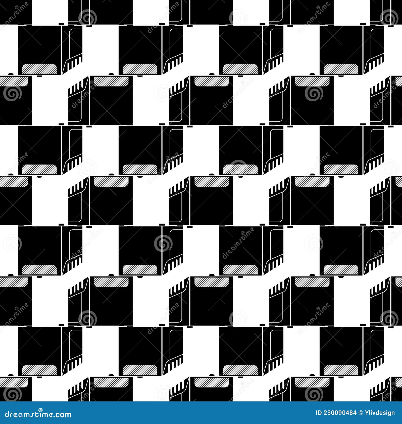 Large Air Conditioning Pattern Seamless Vector Stock Vector ...