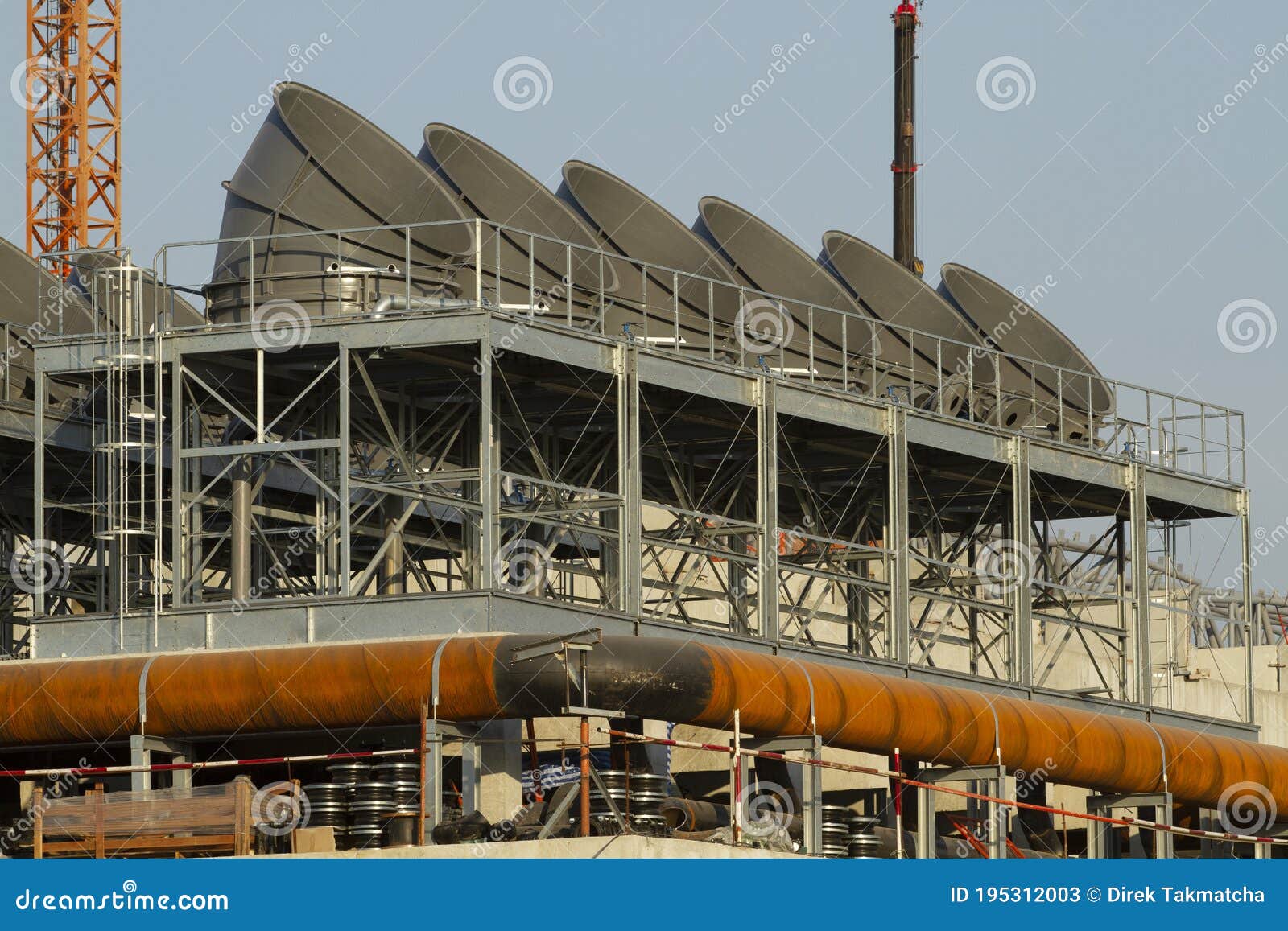Large Air Conditioning System Stock Image - Image of industrial, cool ...
