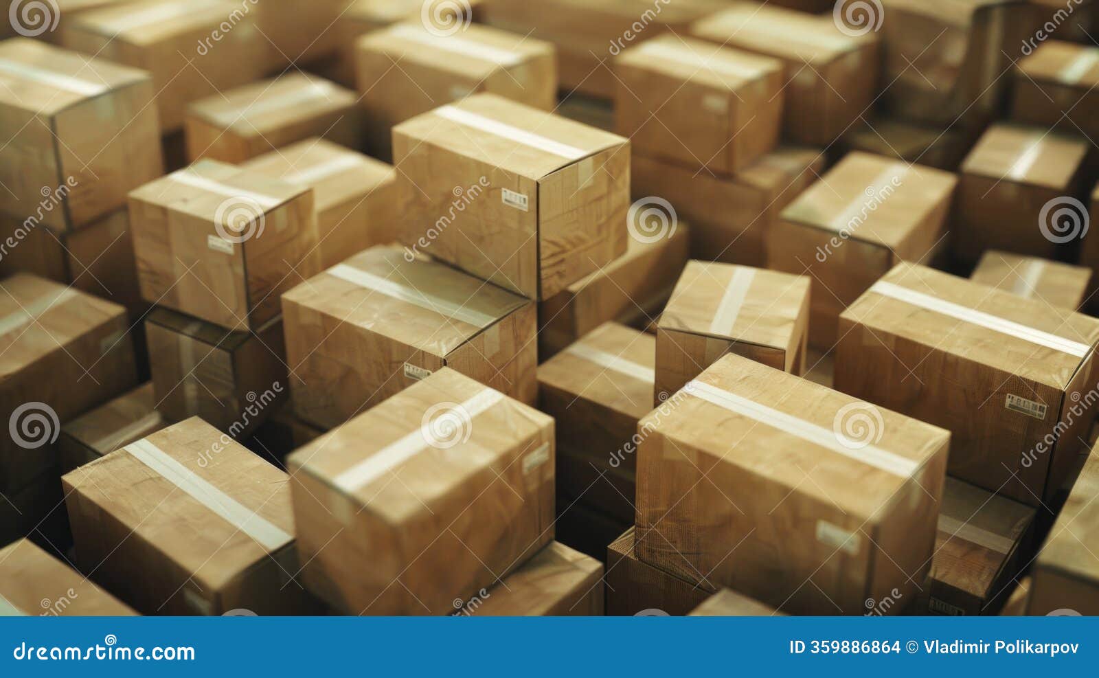 A Large Amount of Boxes Stacked on Top of Each Other. Ideal for ...