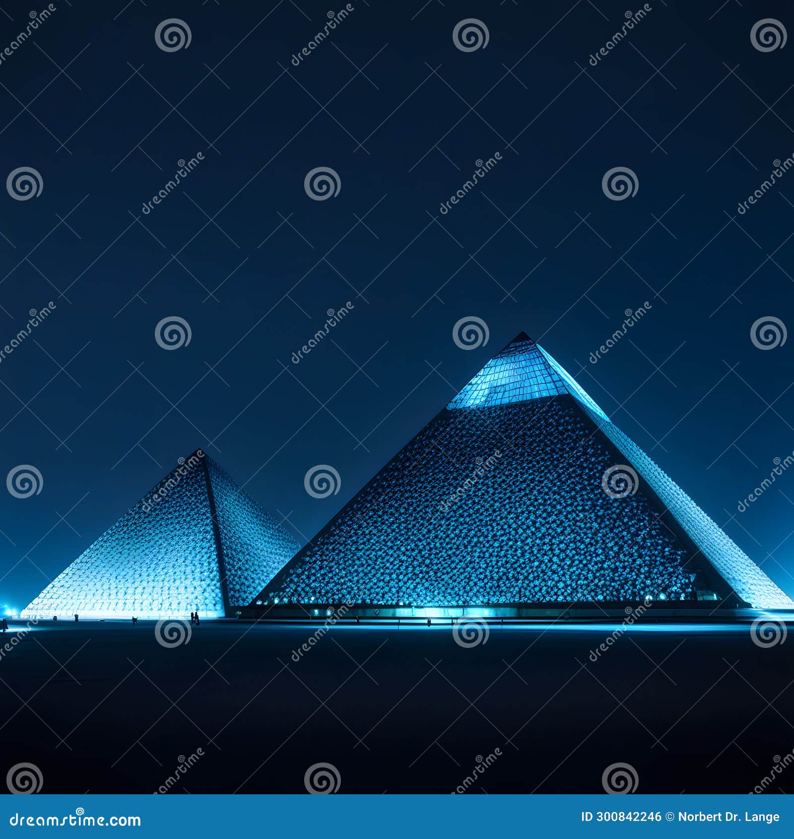 Large Ancient Pyramids, Ai-generatet Stock Photo - Image of unique ...