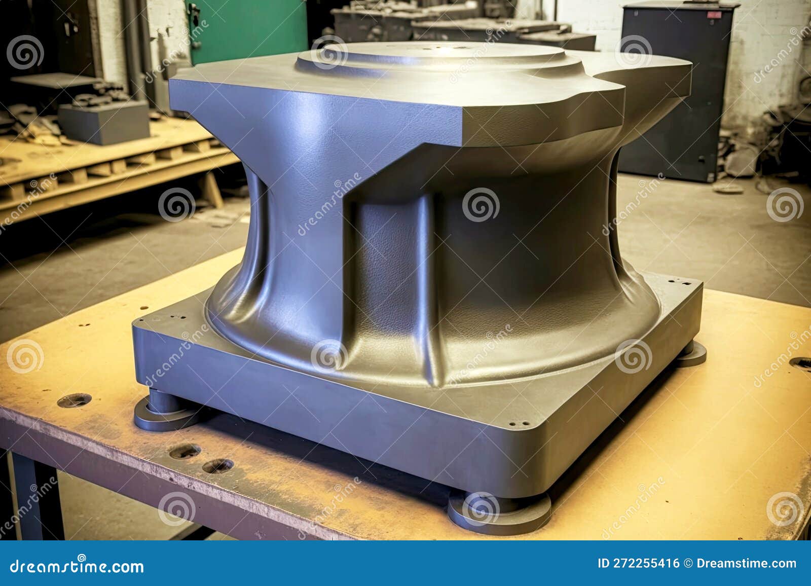 Large Anvil with Flat Top Surface for Machining Metal Products Stock ...