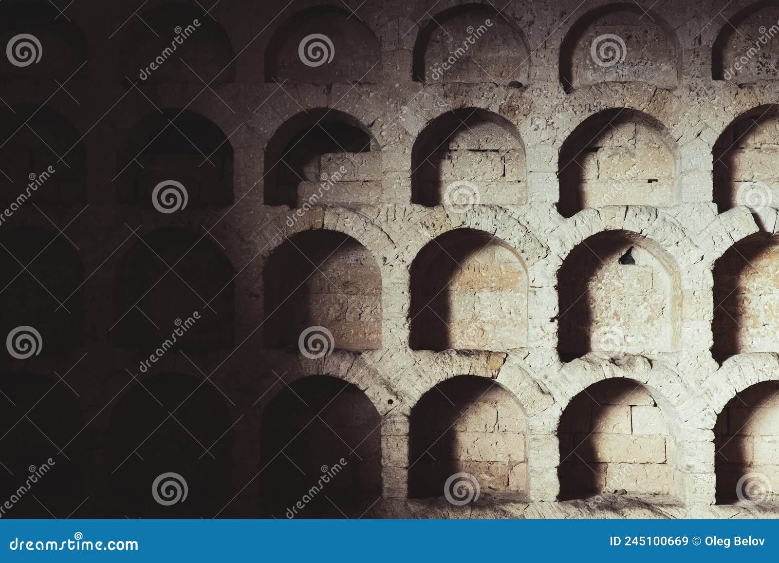 Two Arched Niches With Modern Architectural Design At The Courtyard Of ...