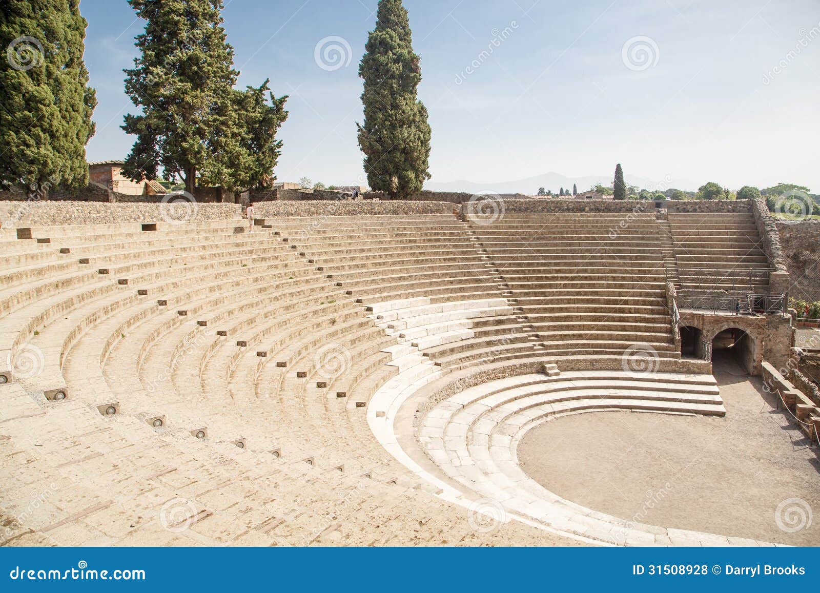 Large Arena in Pompeii stock photo. Image of pompeii - 31508928