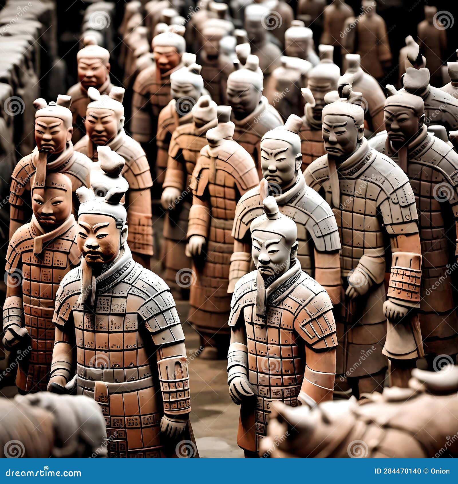 Army Guarding Castle Cartoon Vector | CartoonDealer.com #87958941