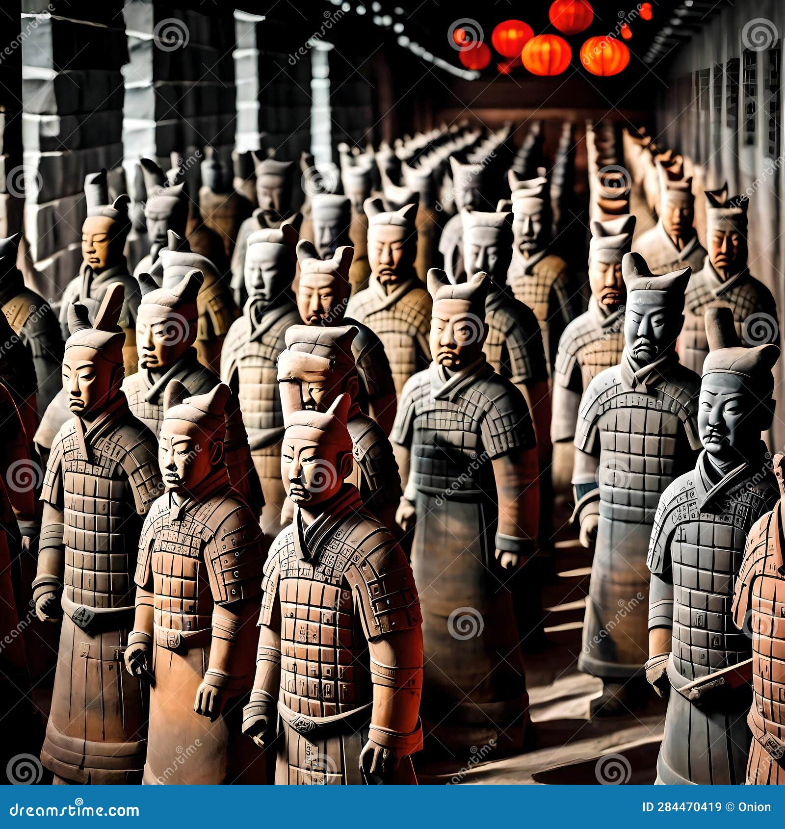 Army Guarding Castle Cartoon Vector | CartoonDealer.com #87958941