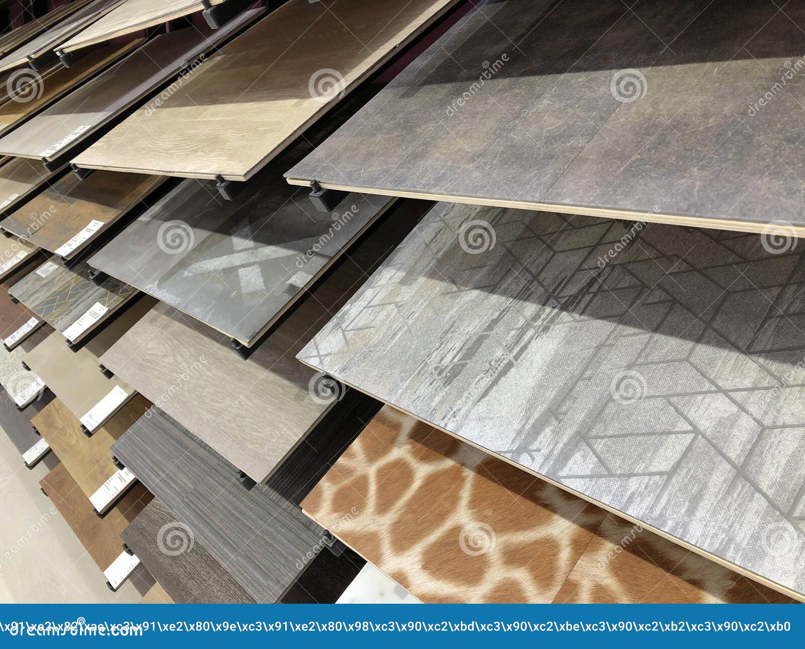 Large Assortment of Floor Tiles or a Selection at a Hardware Store ...