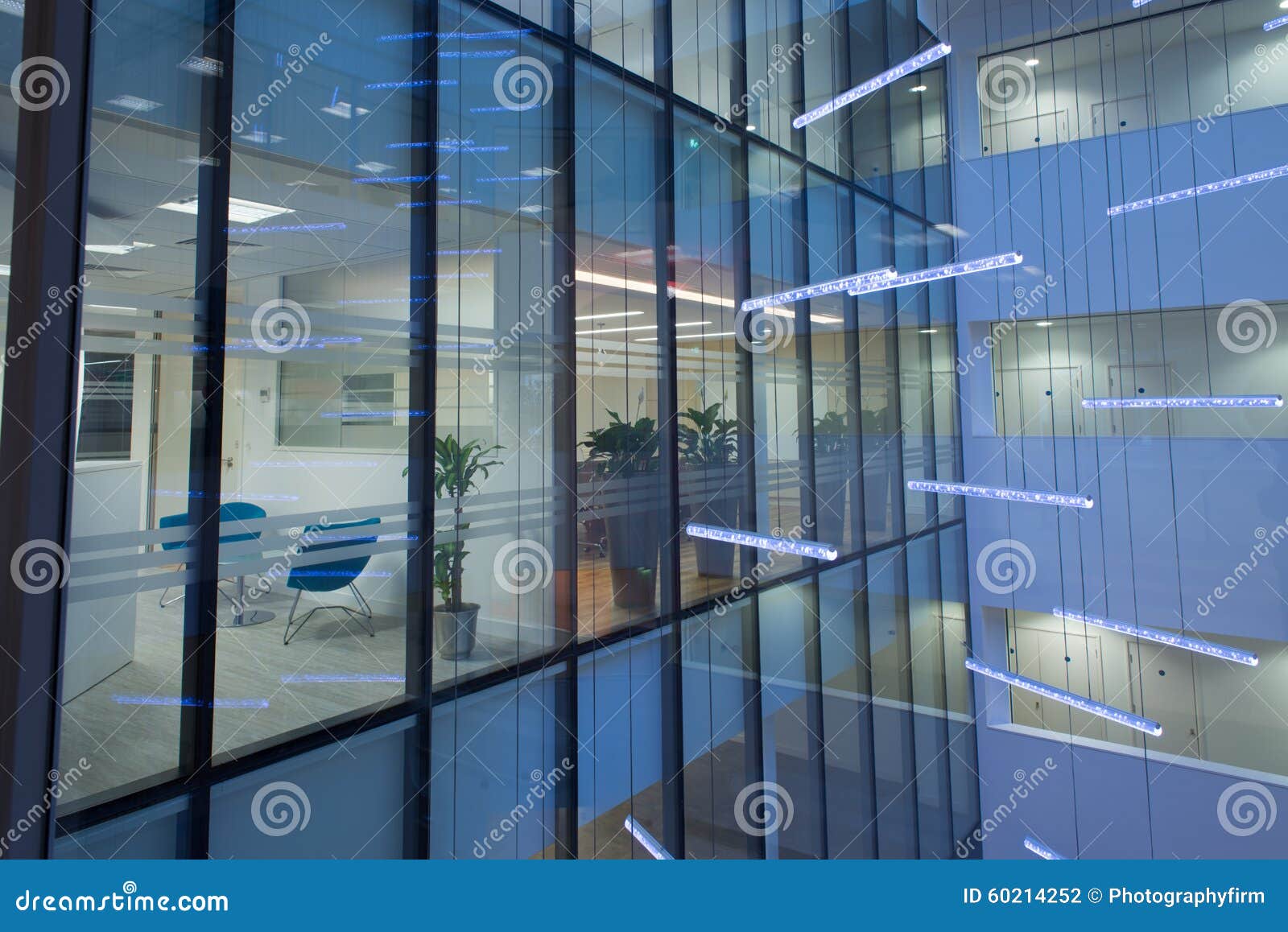 Large Atrium stock photo. Image of office, architecture - 60214252