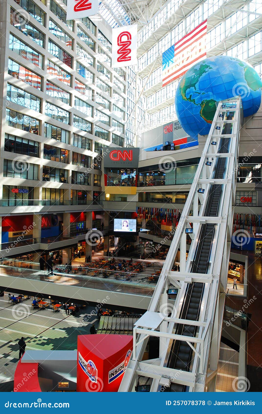 Interior of the CNN Building Editorial Stock Photo - Image of atlanta ...