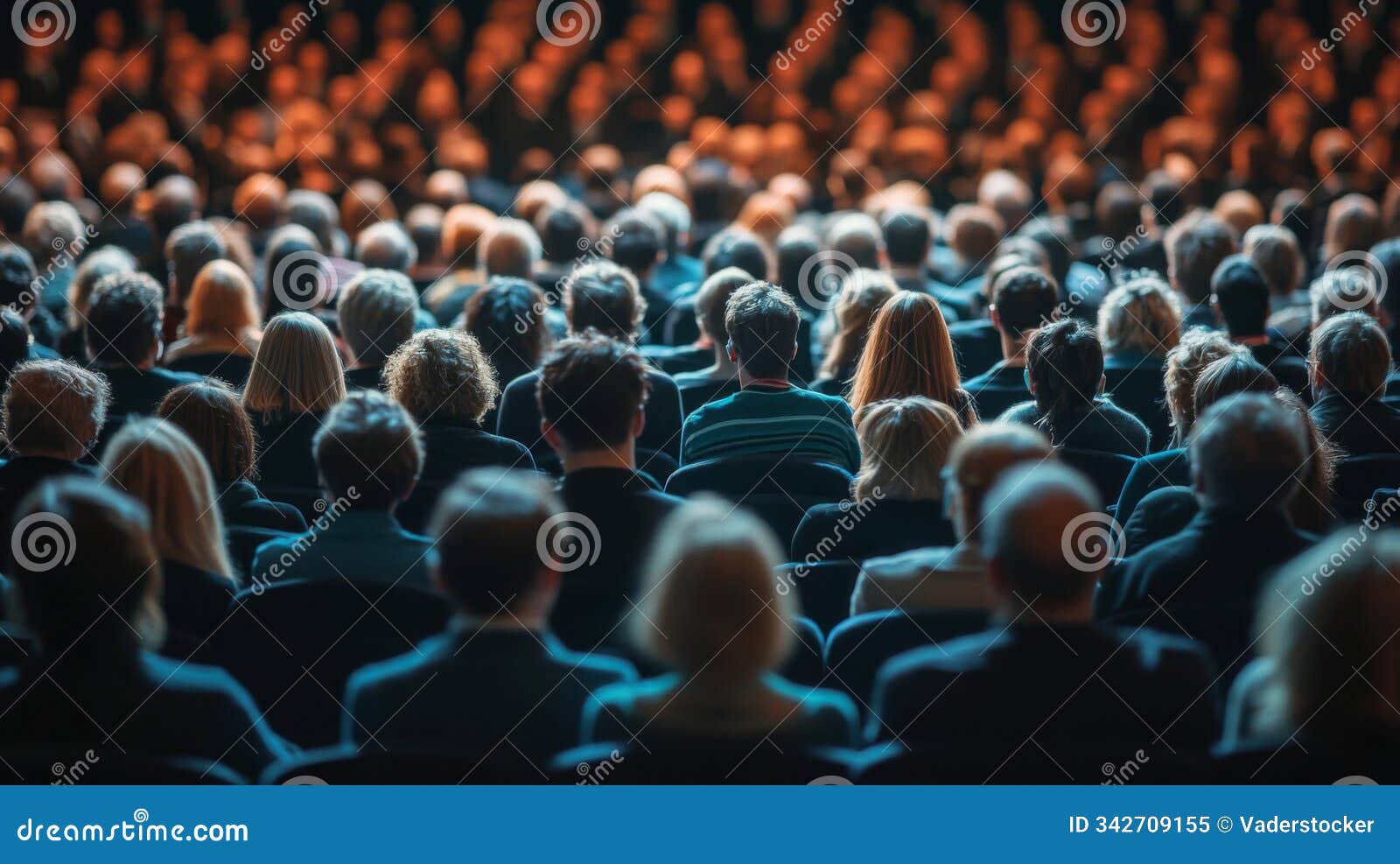 Dark Auditorium Interior With Chairs And Panoramic Window, Mock Up ...