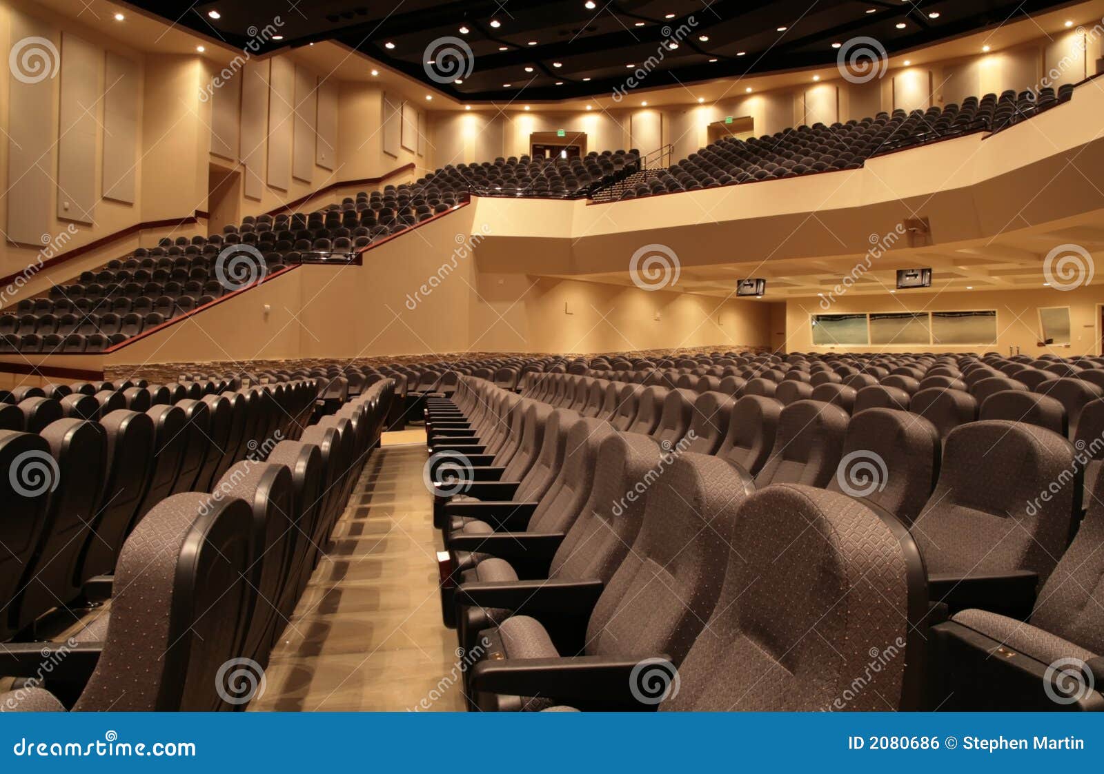 Large Auditorium Interior stock photo. Image of large - 2080686