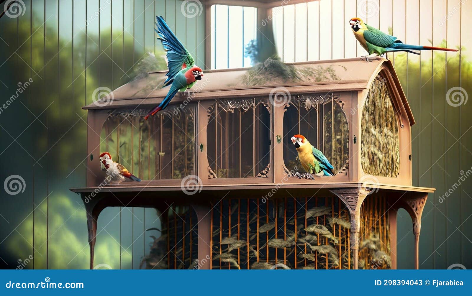Aviary Cartoons, Illustrations & Vector Stock Images - 3617 Pictures to ...