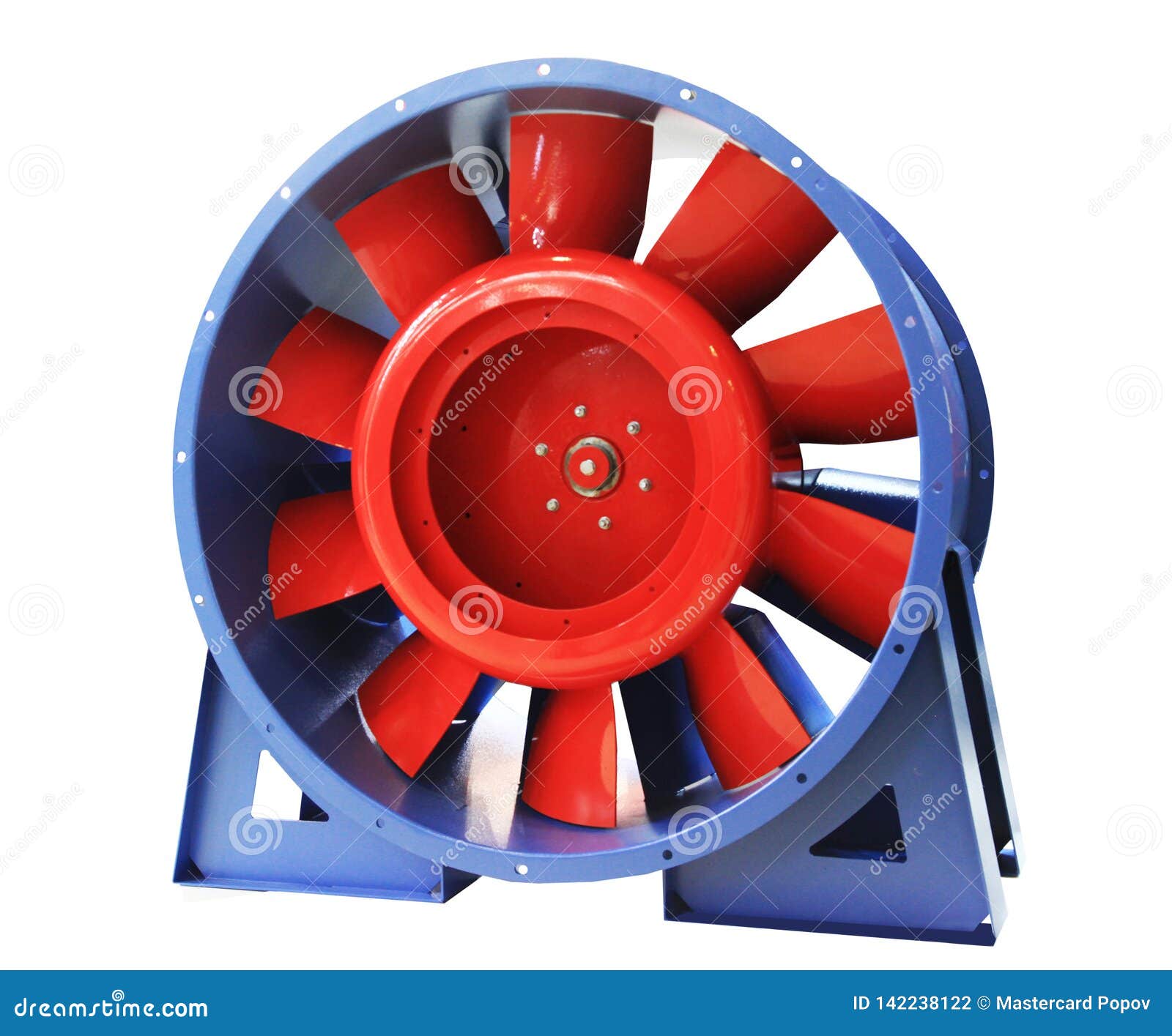 Large axial fan stock photo. Image of industrial, rotate - 142238122