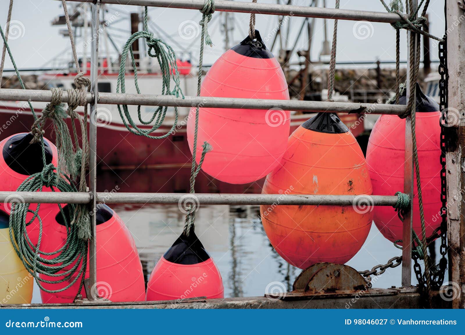 Large balloon buoys stock image. Image of hanging, guard - 98046027