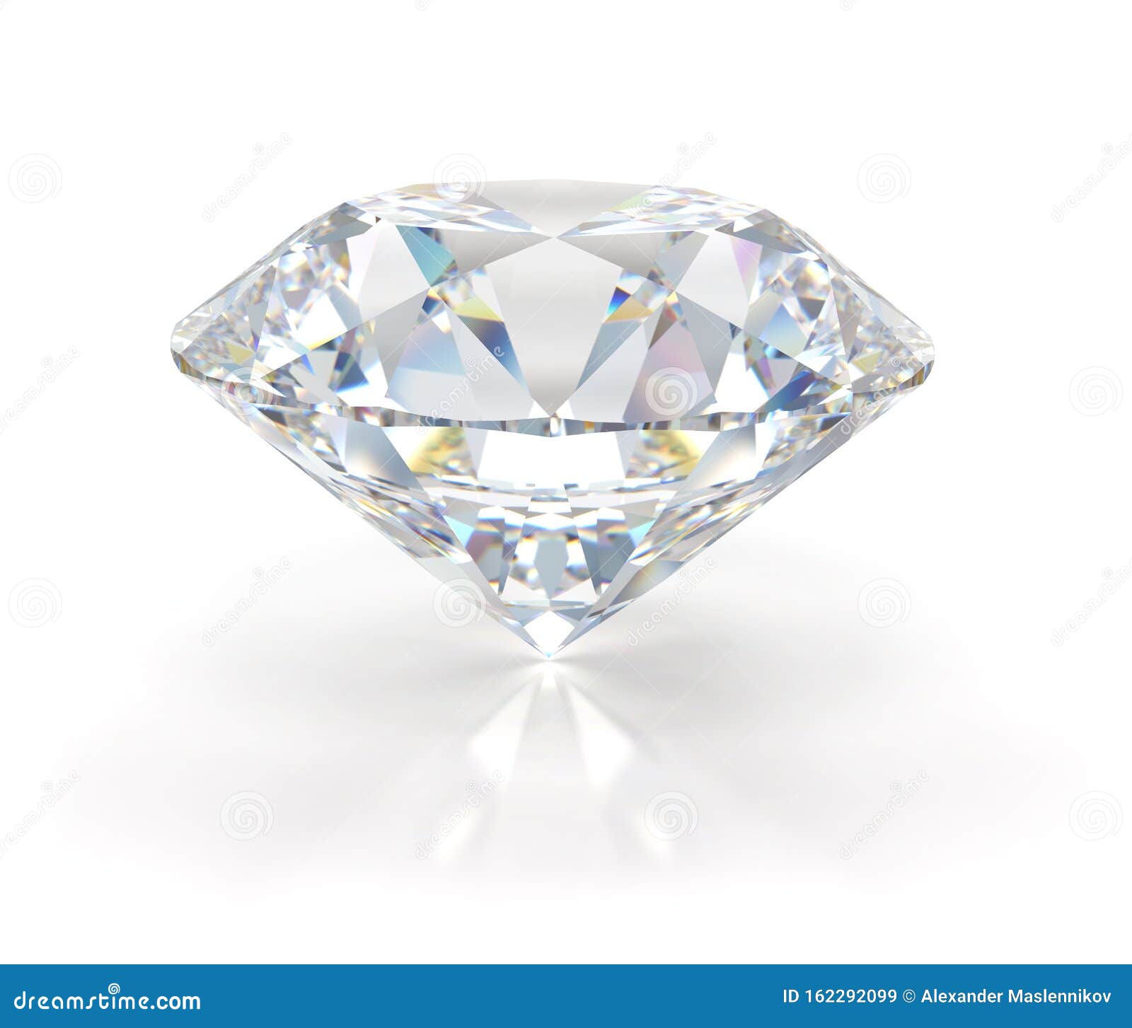Large beautiful diamond stock illustration. Illustration of gemstone ...