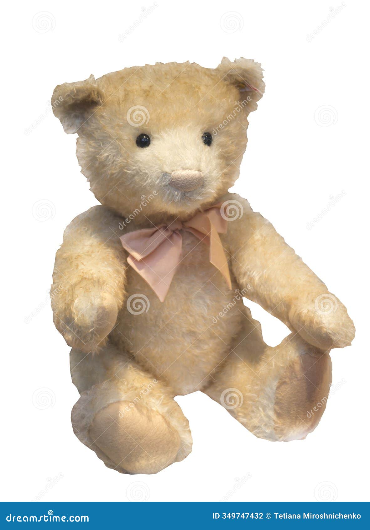 Large Beige Childrens Teddy Bear Stock Photo - Image of problem, baby ...