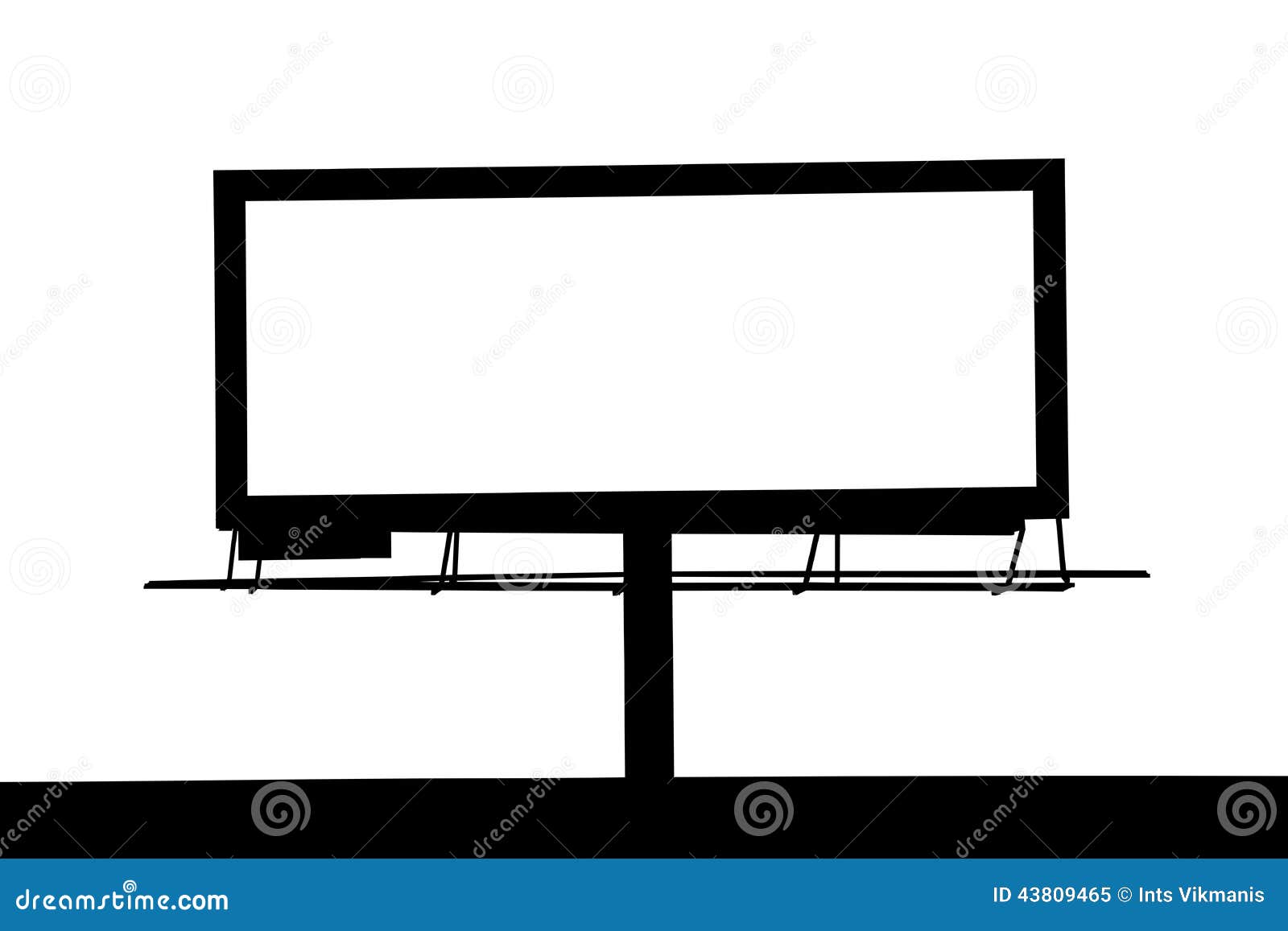 Large billboard stock vector. Illustration of display - 43809465