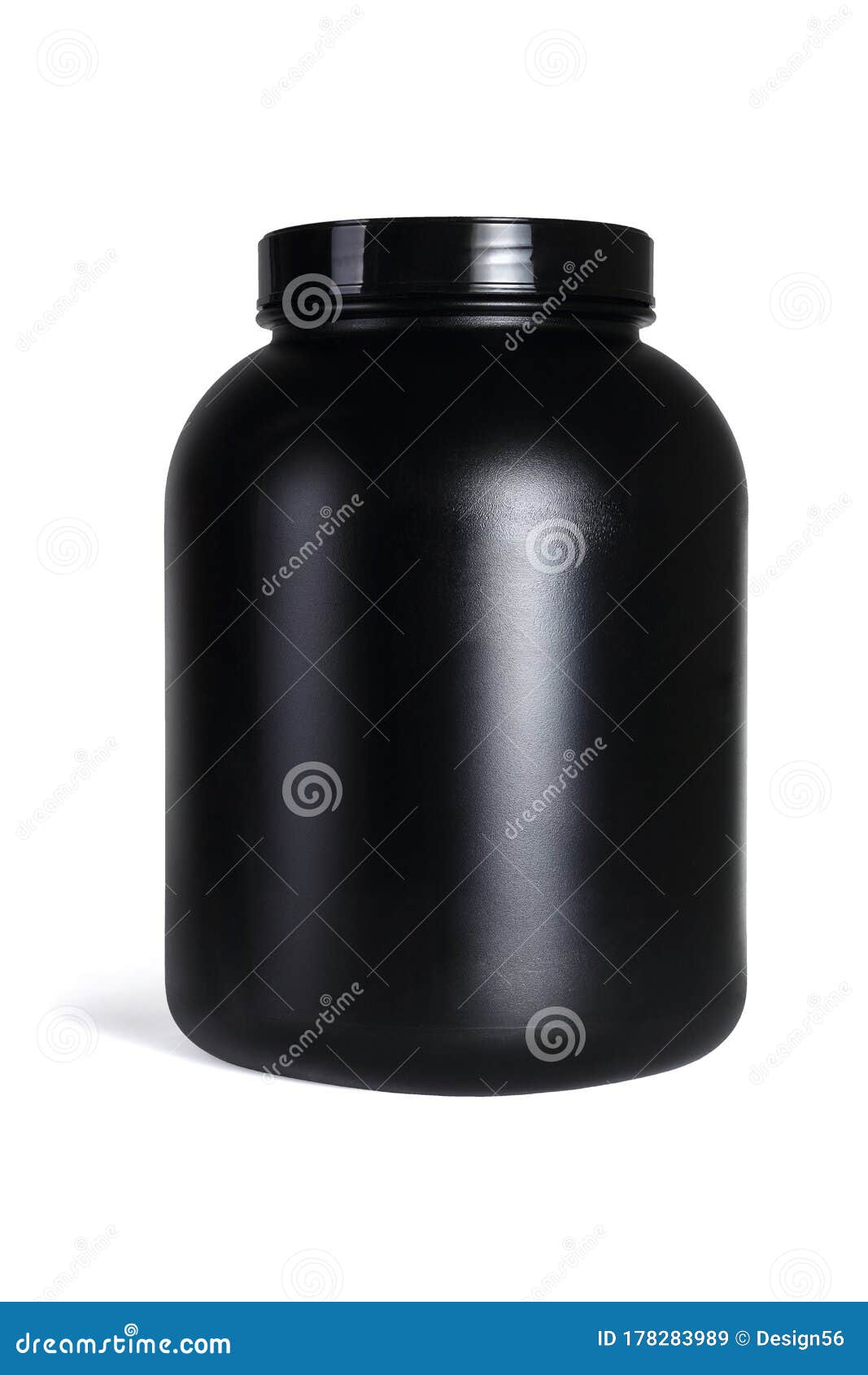 Large Black Plastic Container Stock Image - Image of food, background ...
