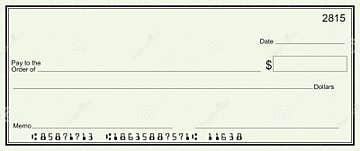 Large Blank Check - Green Security Background Stock Vector ...