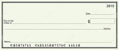 Large Blank Check - Green Security Background Stock Vector ...