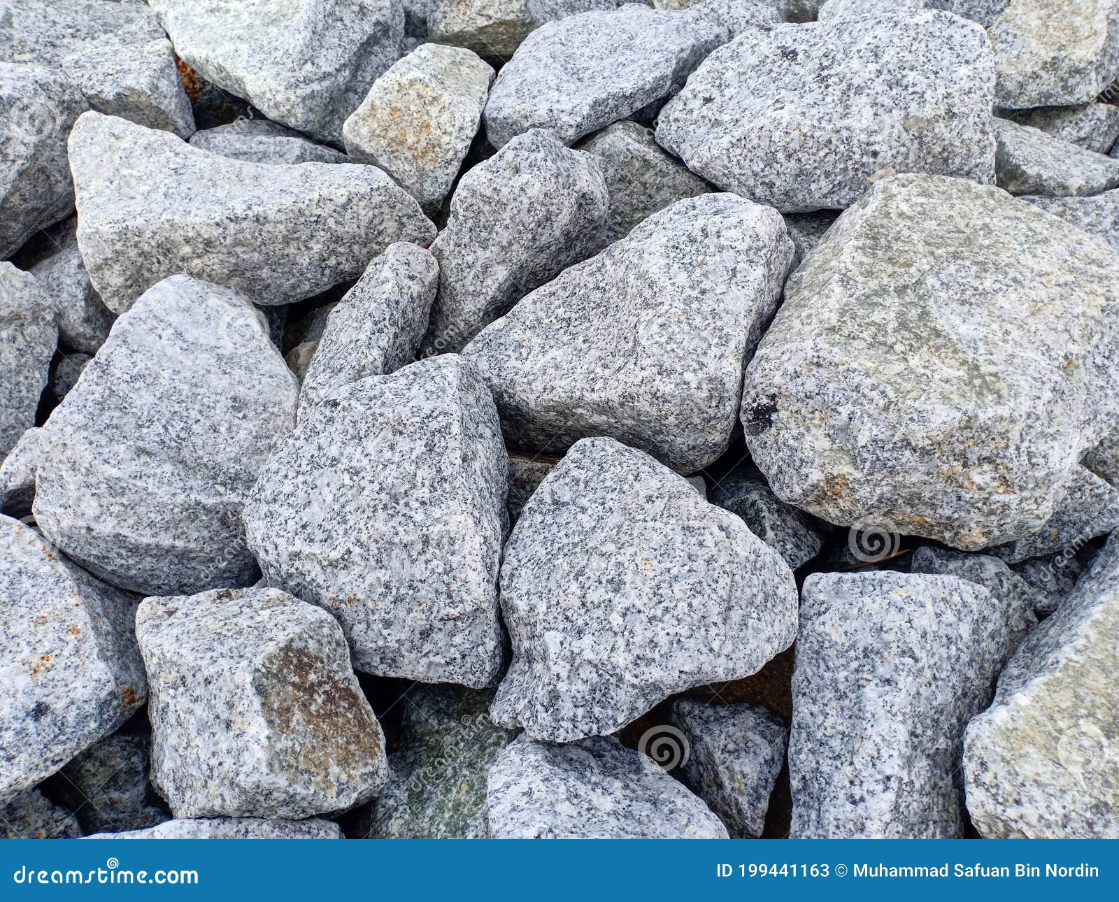 Large Blocks of Granite Suitable for Background Stock Image - Image of ...