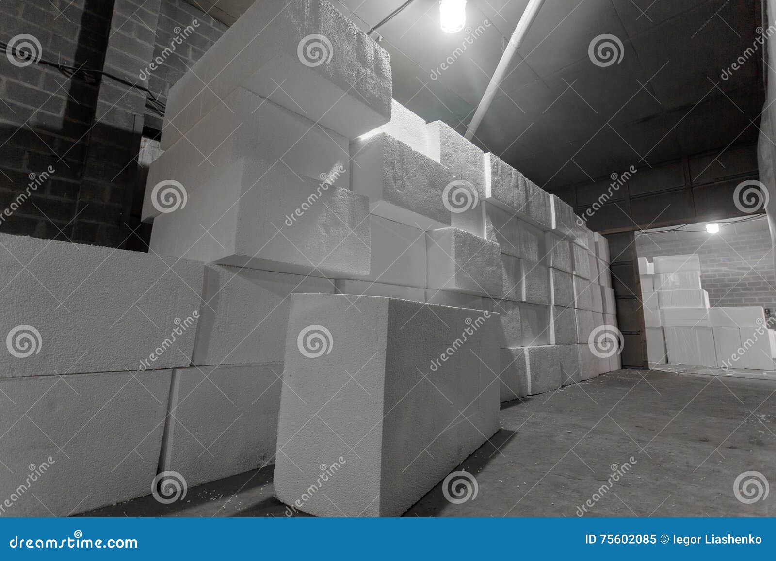 Large Blocks of Polystyrene Stock Image - Image of insulate, heat: 75602085