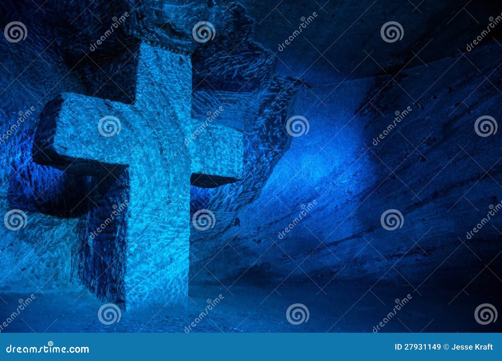 Large Blue Cross stock image. Image of divine, sacred - 27931149