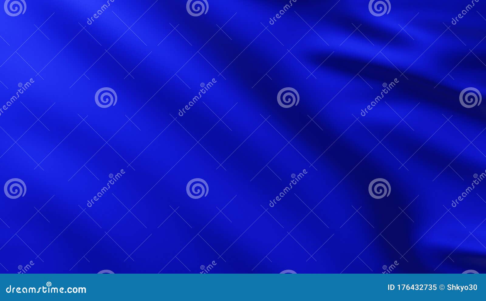 Large Blue Flag Fullscreen Background in the Wind Stock Illustration ...