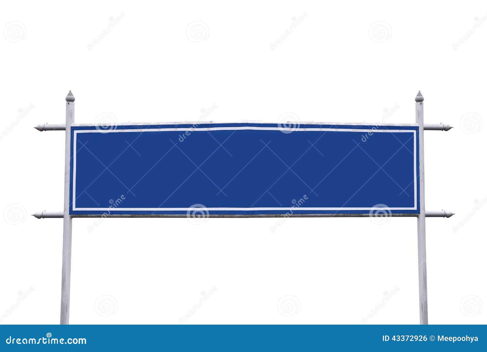 Large blue sign. stock photo. Image of enunciate, announcement - 43372926