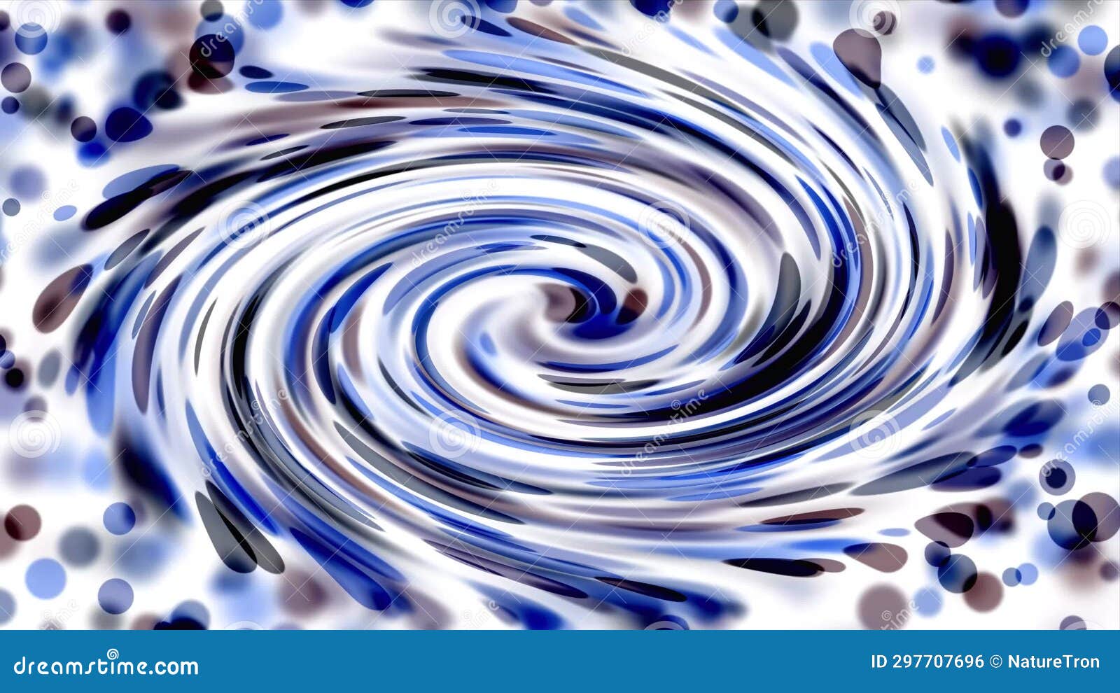 A Large Blue and White Vortex Arising from Particles of Circular Light ...