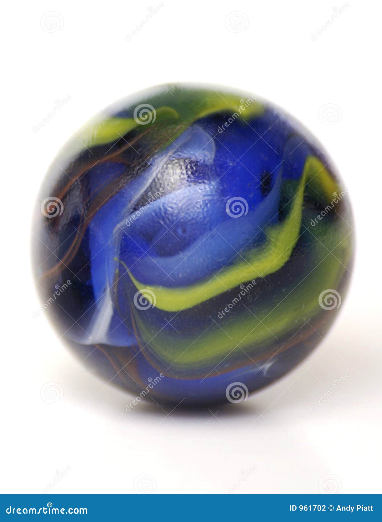 Yellow Marble Ball