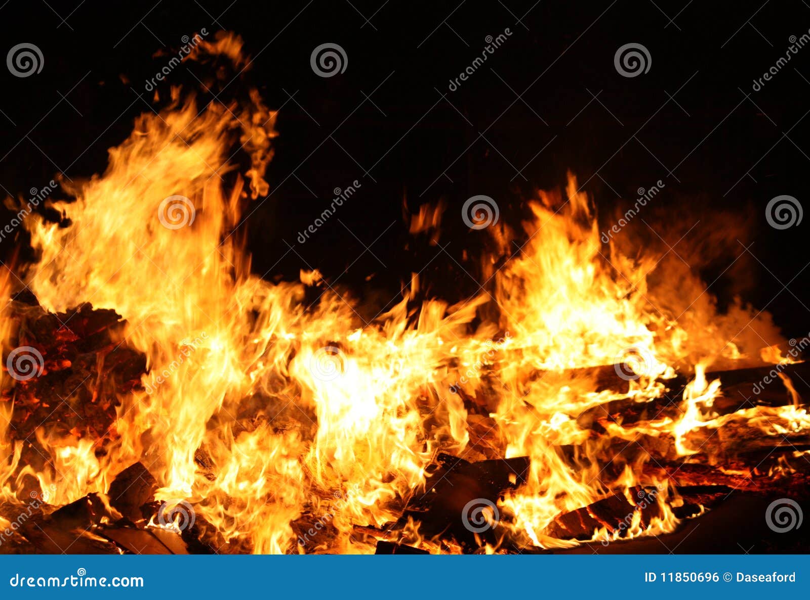 Large Bonfire. stock photo. Image of flame, fire, destroy - 11850696