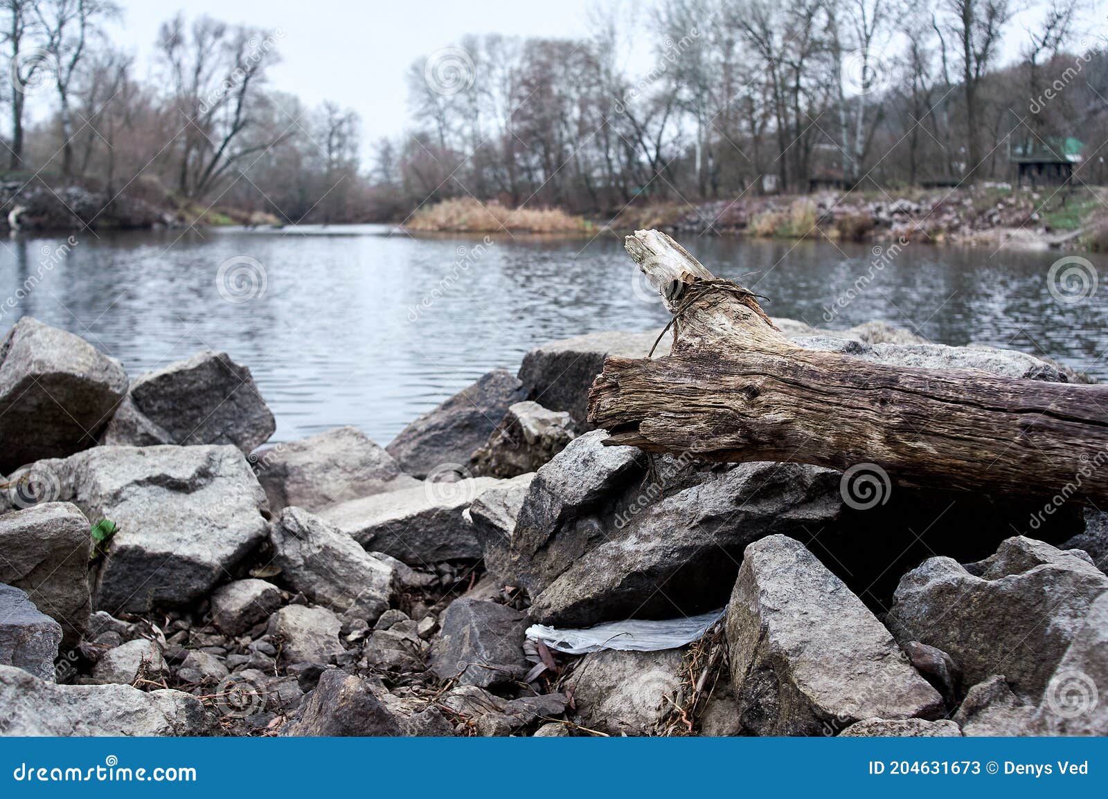 Large Boulders by the River, Stones, Autumn Stock Image - Image of ...