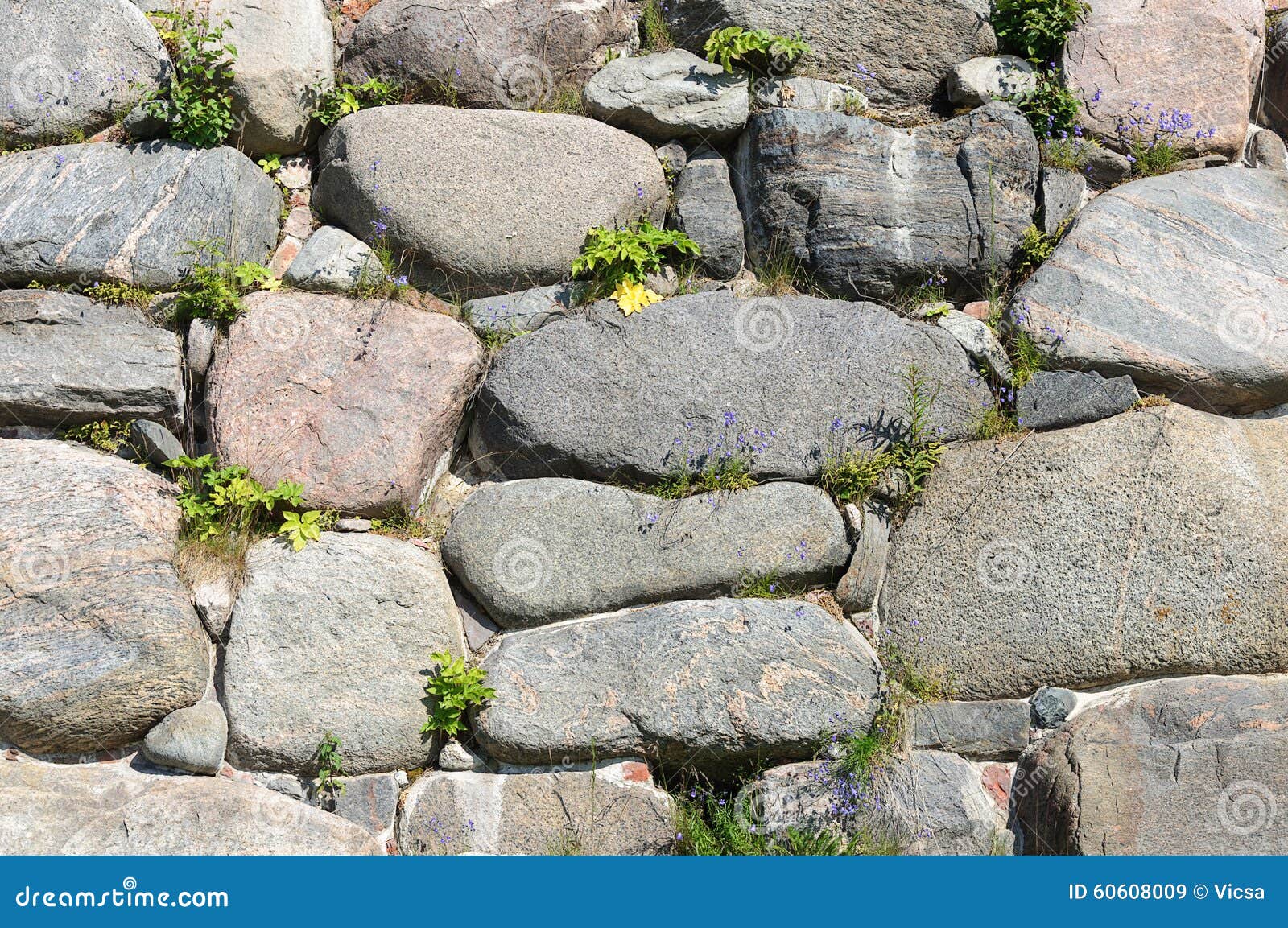 Large Boulders Wall Background Stock Image - Image of irregular, rugged ...