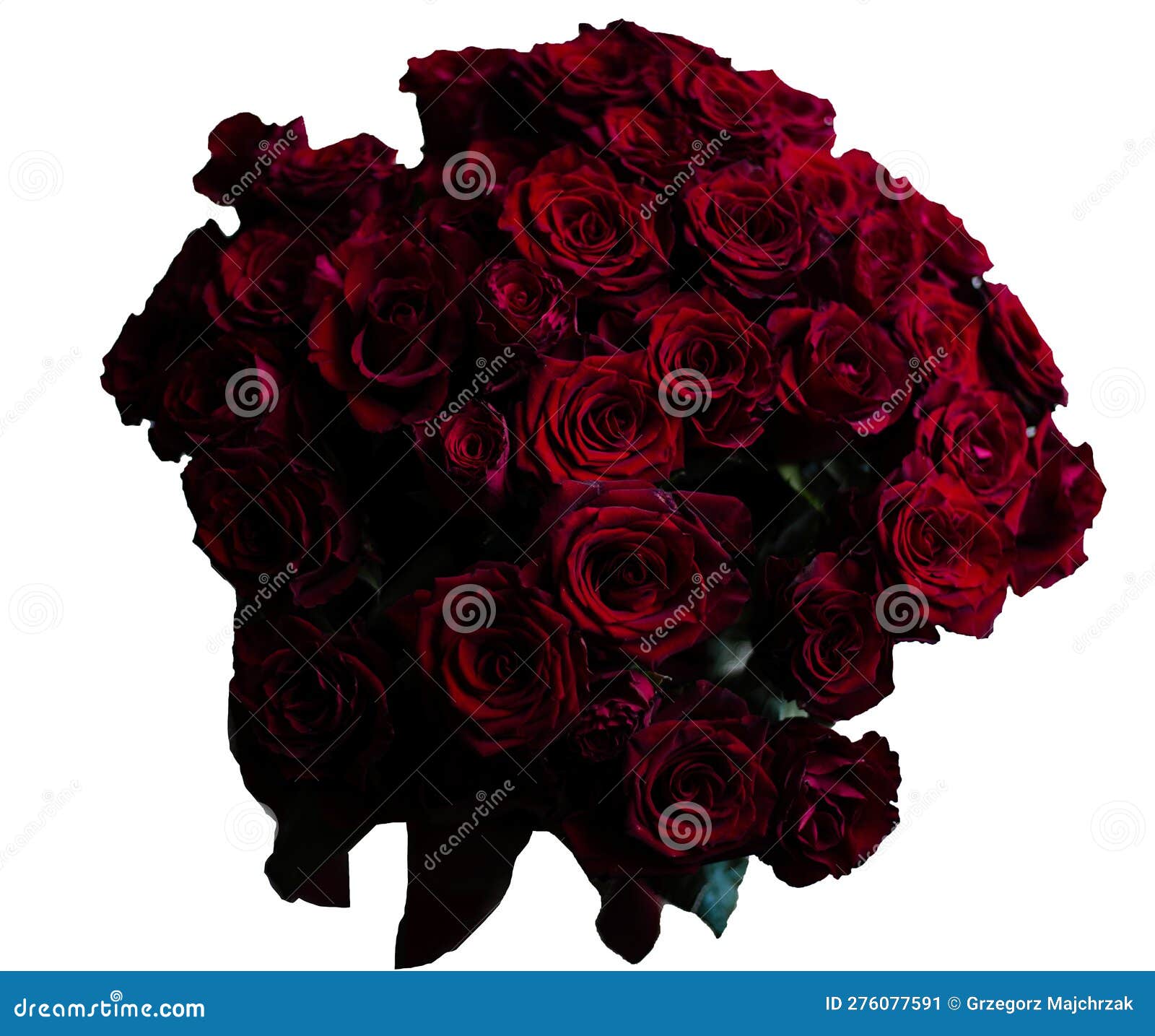 A Large Bouquet of Beautiful Red Roses Stock Image - Image of blossom ...