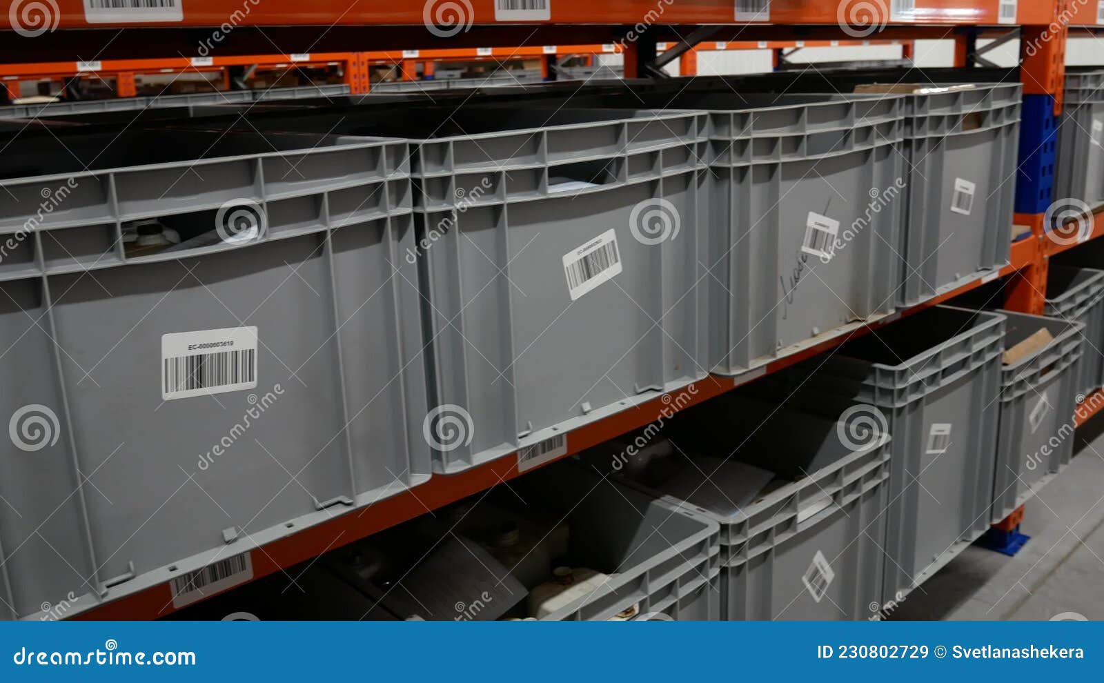 Large Boxes for Storing Items in Production Stock Video - Video of ...