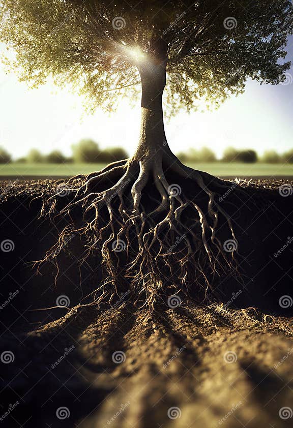 A Large Branched Tree is Scattered among the Field, a Large Root System ...