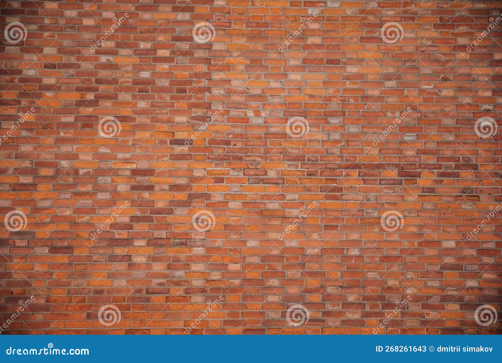 Large Brick Red Texture Smooth Wall Bricks Stock Image - Image of large ...