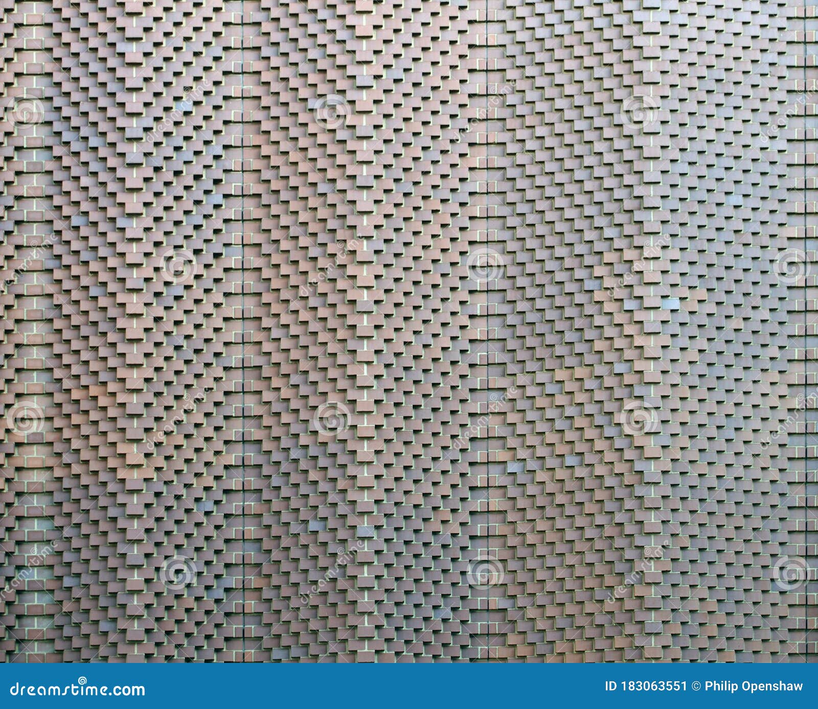 Arge Brick Wall with Geometric Angular Repeating Patterns and Rows ...