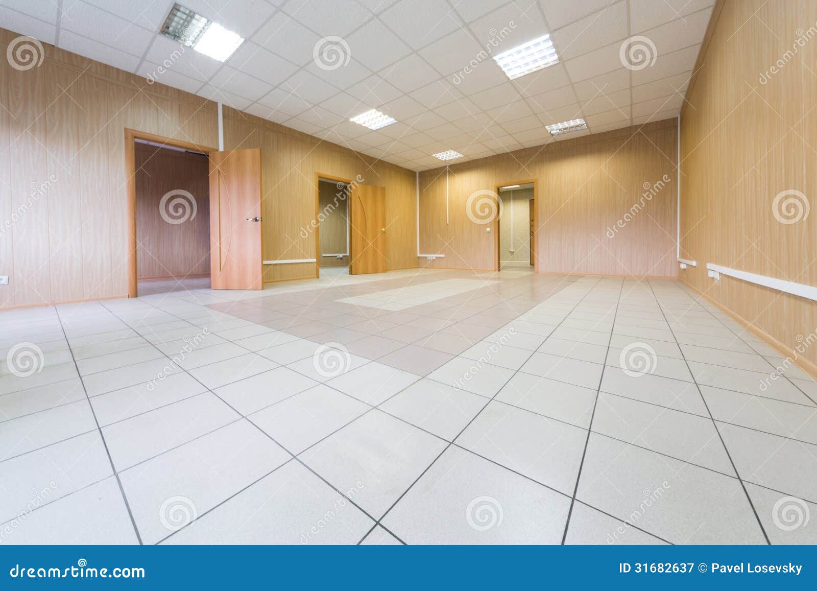 Large bright empty room stock image. Image of contemporary - 31682637