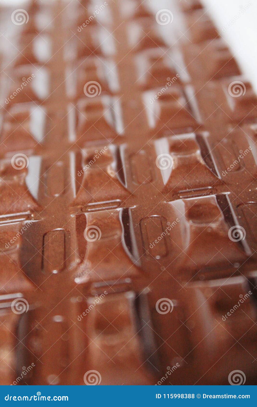 Large Brown Chocolate Bars of Rectangular Shape Close-up As a ...
