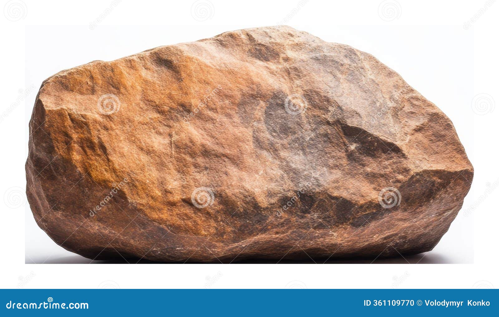 Large Brown Rock Isolated on Transparent Background Stock Photo - Image ...