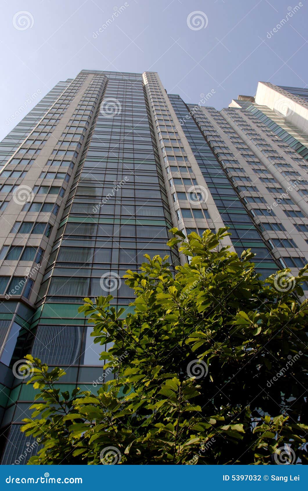 Large building stock photo. Image of leaf, tree, travel - 5397032