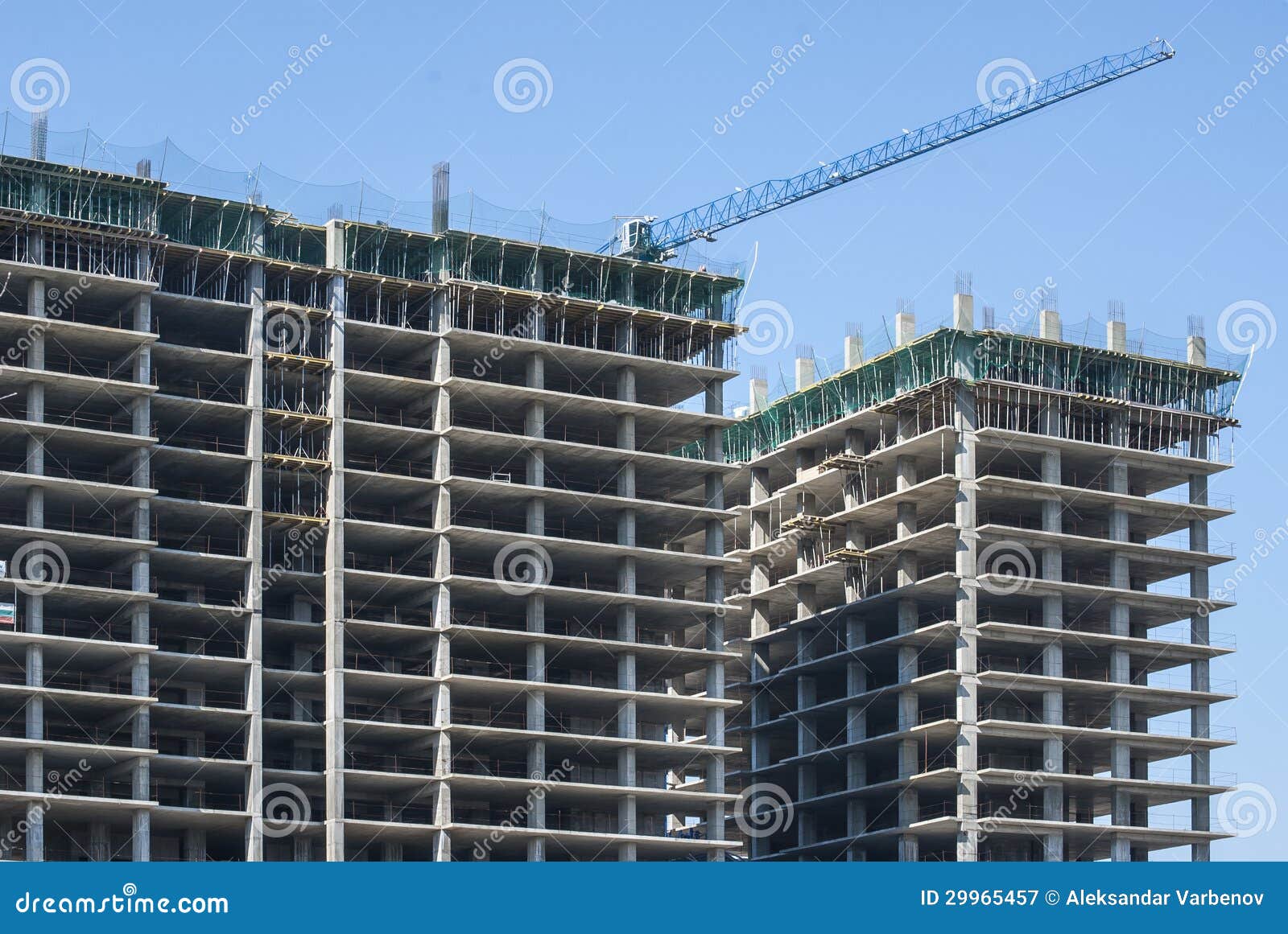 Building Under Construction Stock Image - Image of work, structure ...