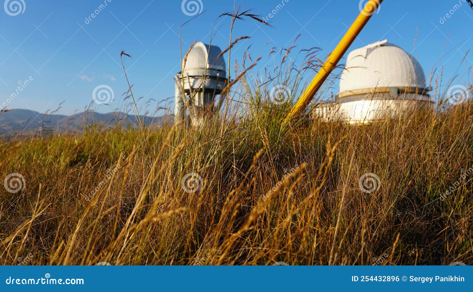 Large Buildings of Observatory in Form of a Dome Stock Photo - Image of ...
