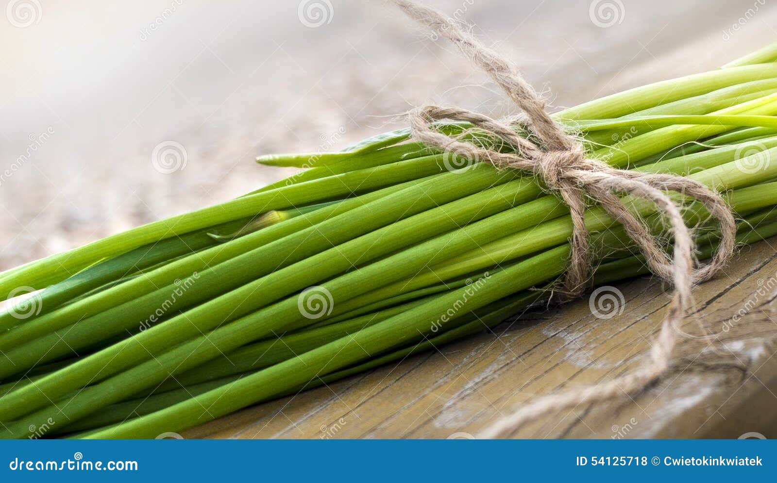 Large Bunch of Green Chives Stock Photo - Image of blur, ingredient ...