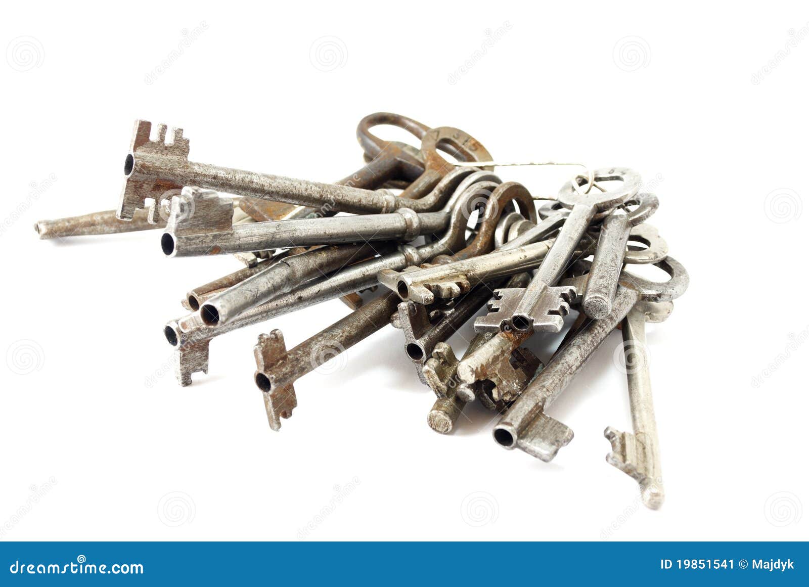 Large bunch of old keys stock image. Image of macro, closed - 19851541