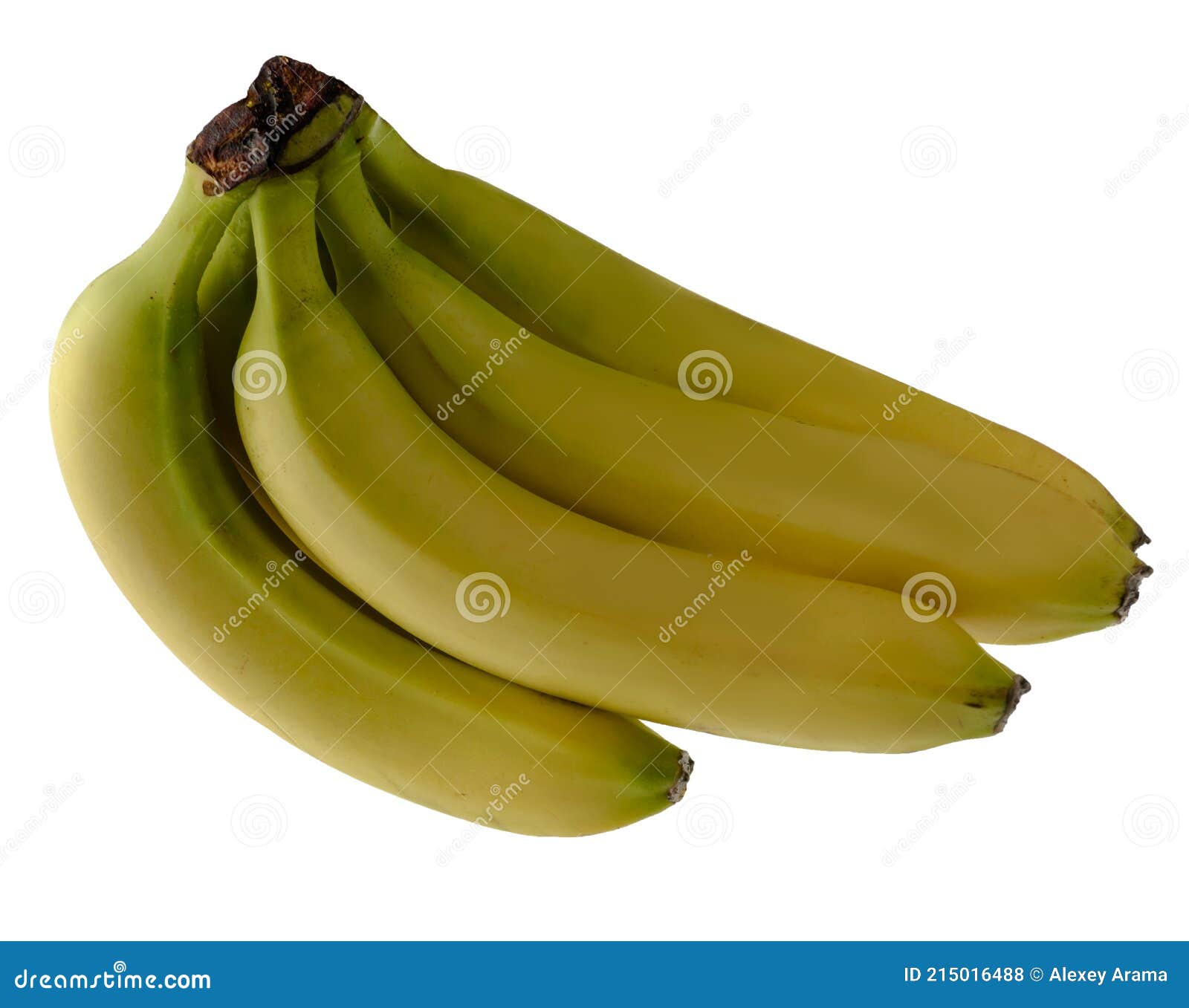 Large Bunch of Ripe Bananas on White Background Isolated Stock Photo ...
