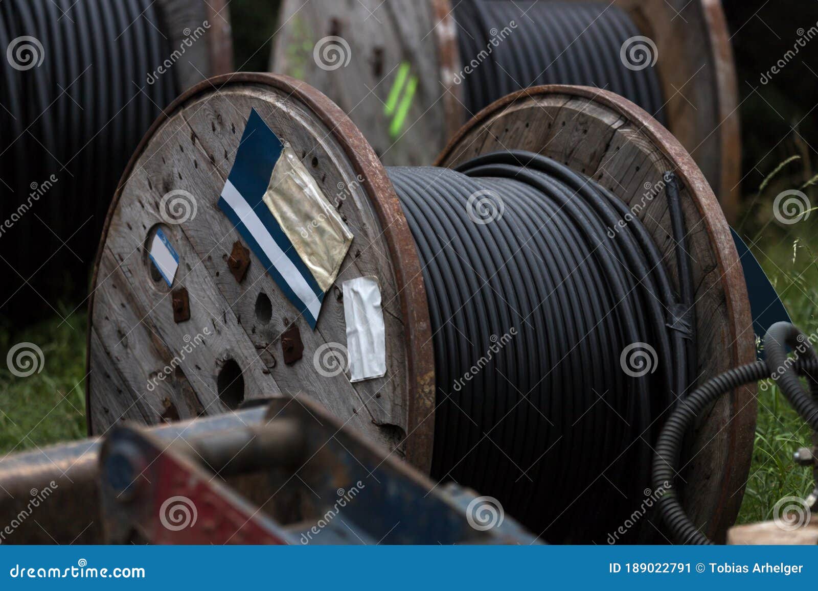 Cable Drums Royalty-Free Stock Image | CartoonDealer.com #23302618